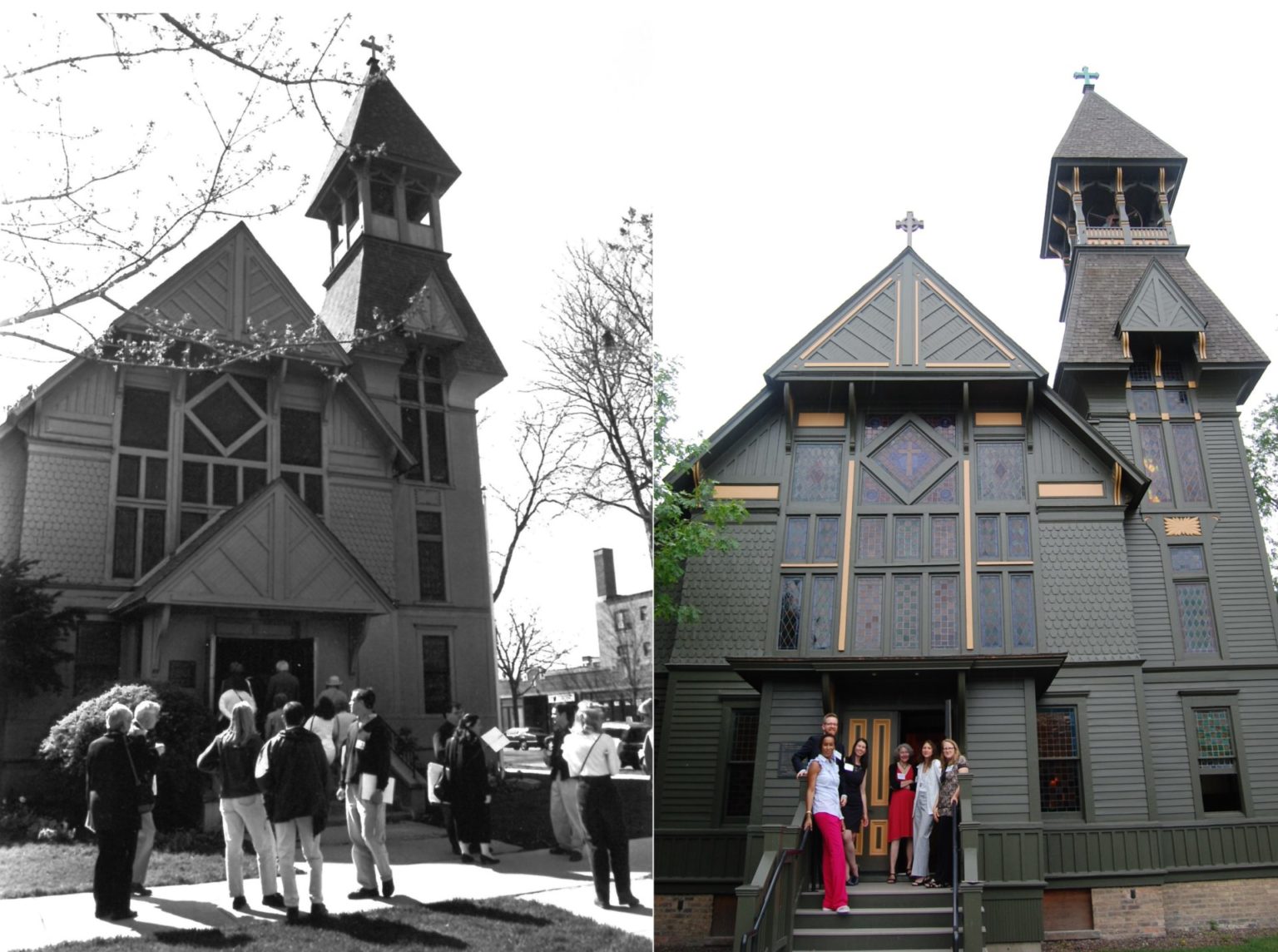 Episcopal church then and now | Landmarks Illinois